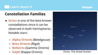 Arrangement of Stars, Position of Constellations - Week 5.pptx