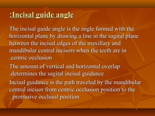 Arrangement of the anterior teeth1 | PPT