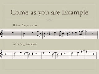 Arranging augmentation and diminuation | PPT