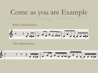 Arranging augmentation and diminuation | PPT