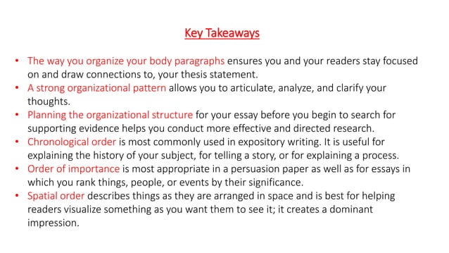 Arranging the information | PPT