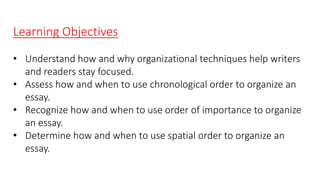 Arranging the information | PPT