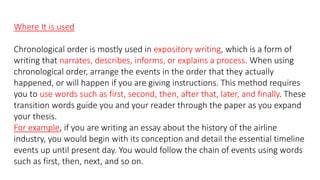 Arranging the information | PPTX