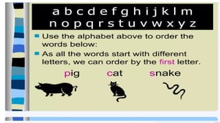 ARRANGING WORDS IN ALPHABETICAL ORDER.pptx