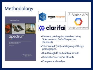 Arran Rees, Lacking in context: cataloguing experiments with AI and ...