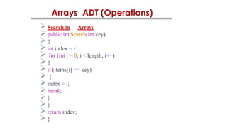 array lecture engineeringinformatin_technology.pptx | Free Download