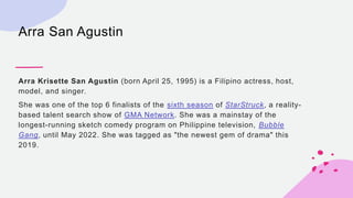 Arra San Agustin Biography, Personal Life, Career.pptx