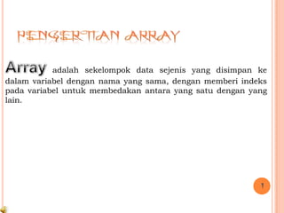 A rray.. | PPT