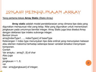 A rray.. | PPT