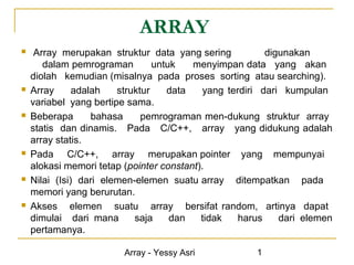 Array | PPT