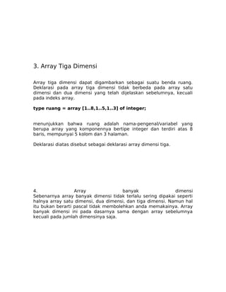 Array | PDF