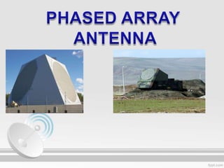 array and phased array antennna | PPTX