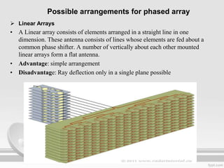 array and phased array antennna | PPTX
