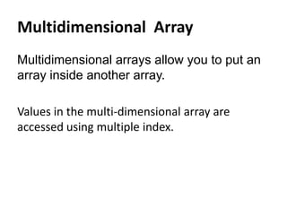 Array | PPT