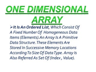 Array operations | PPTX