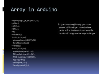 Array | PPSX | Programming Languages | Computing