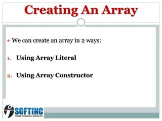 How to Create an Array & types in PHP | PPTX