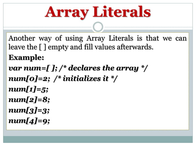 How to Create an Array & types in PHP | PPTX
