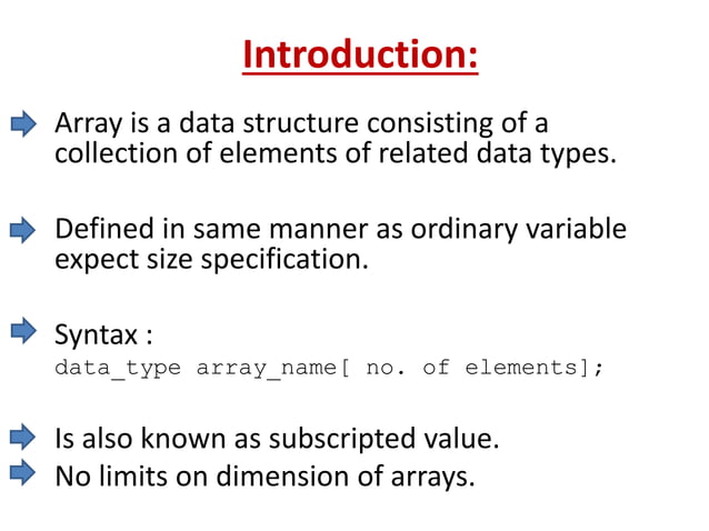 Array | PPTX