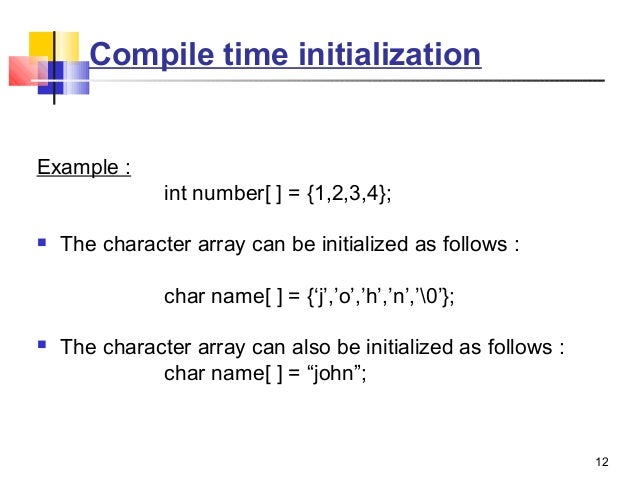 Example Of Array Declaration Certify Letter