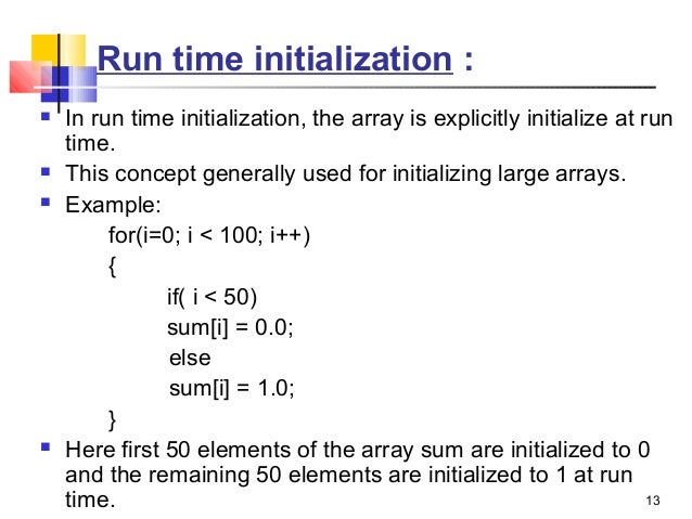 Array In C