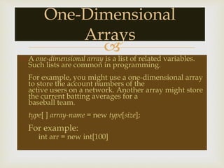 Array | PPT
