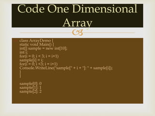 Array | PPT