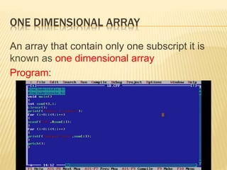 Types of Arrays | PPTX