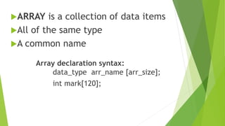 Array | PPT