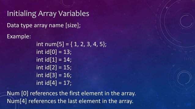 Array C programming | PPT Array C programming | PPT