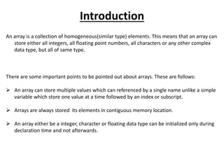 Arrays | PPT