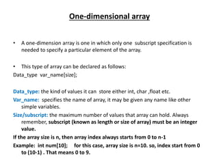 Arrays | PPT