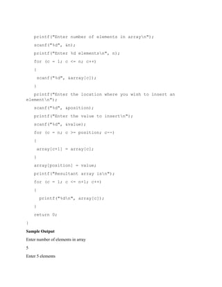 1D Array | PDF | Programming Languages | Computing