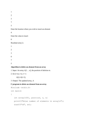 1D Array | PDF | Programming Languages | Computing