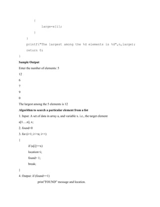 1D Array | PDF | Programming Languages | Computing