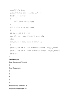 1D Array | PDF | Programming Languages | Computing
