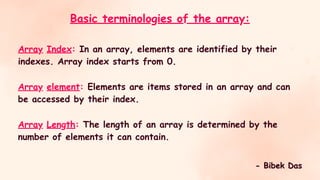 Array Data Structure & it's type........ | PPT