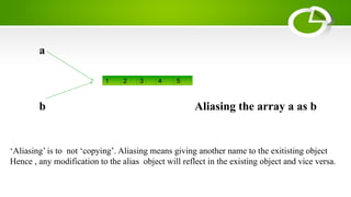 Array-single dimensional array concept .pptx