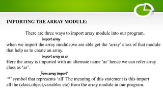 Array-single dimensional array concept .pptx