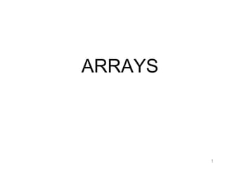 Array 2 | PPT
