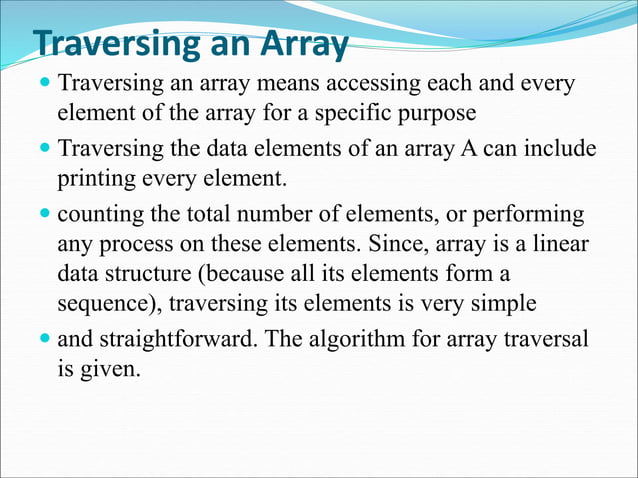Array 31.8.2020 updated | PPT