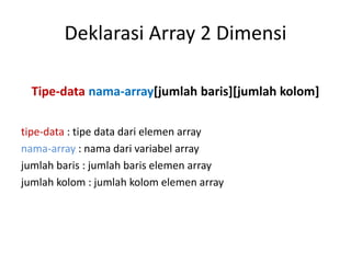 Array 2 Dimensi.pptx