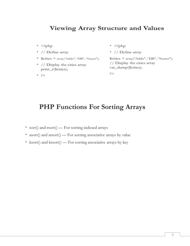 Array andfunction | DOCX
