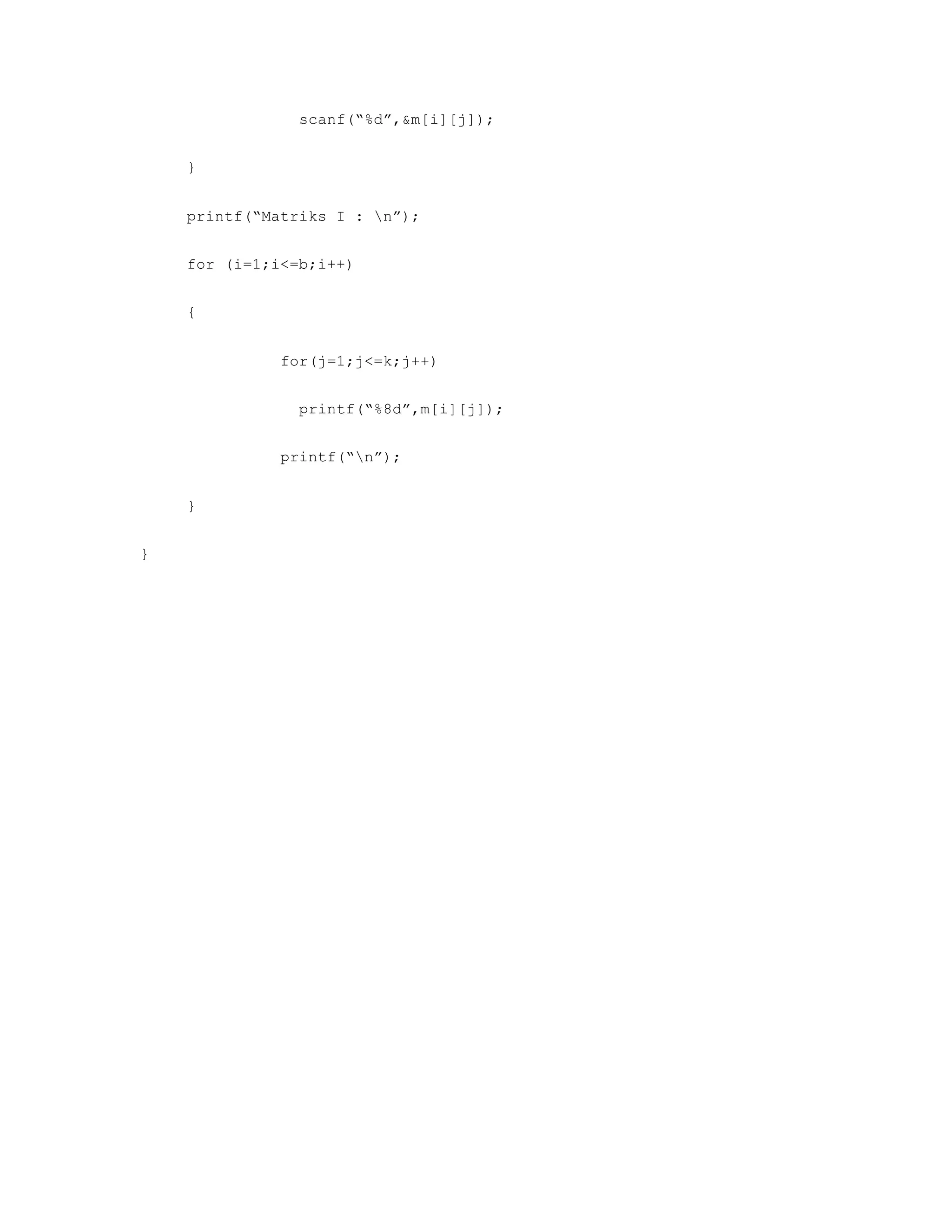 Array dalam bahasa c | DOCX