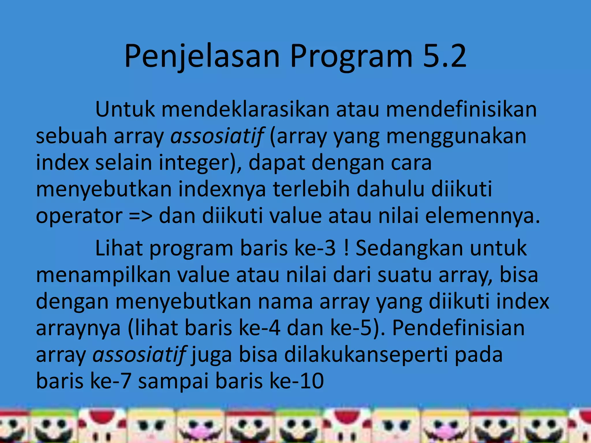 Array dan fungsi | PPTX