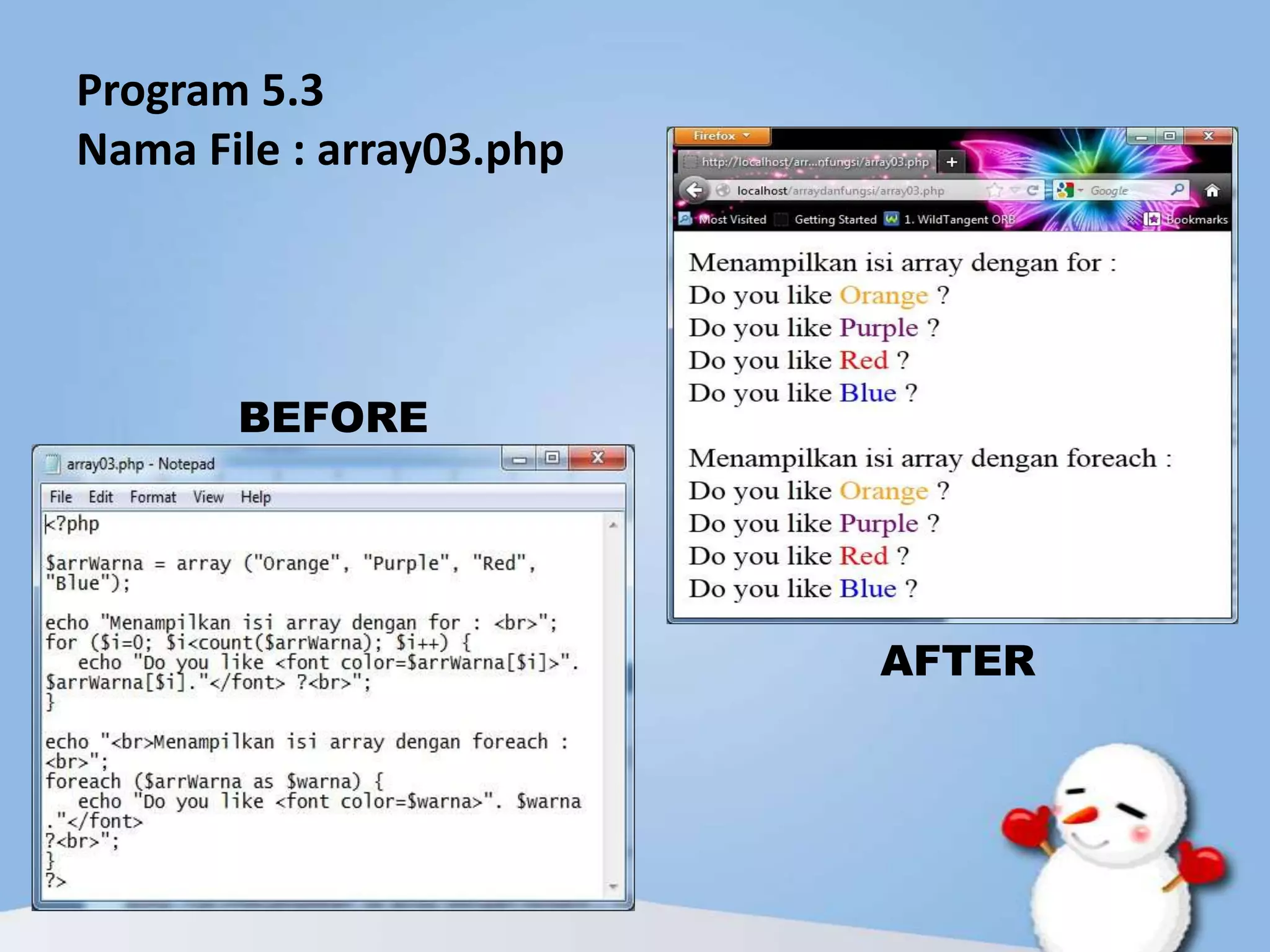 Array dan fungsi | PPTX
