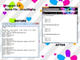 Array dan fungsi | PPTX