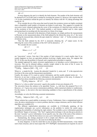 Array diagnosis using compressed sensing in near field | PDF