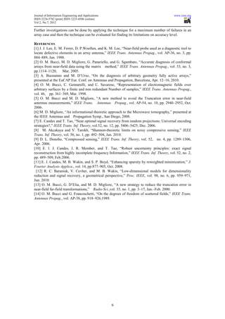 Array diagnosis using compressed sensing in near field | PDF