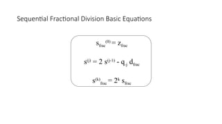 array divider on digital design for reference | PPT